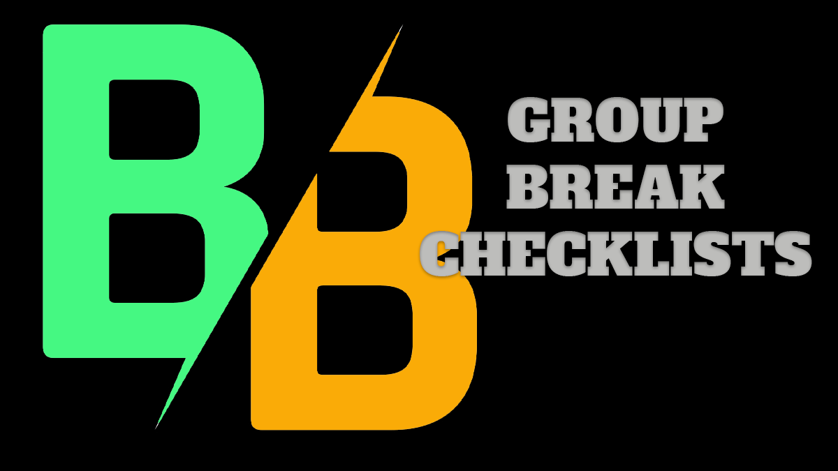 Group Break Checklists for Trading Cards | BoxBusters.TV